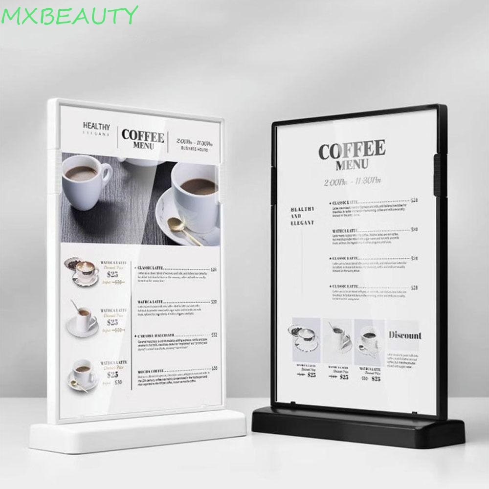 MXBEAUTY1 Acrylic Sign Holders, A4 a5 a6 Plastic Menu Display Stand ...