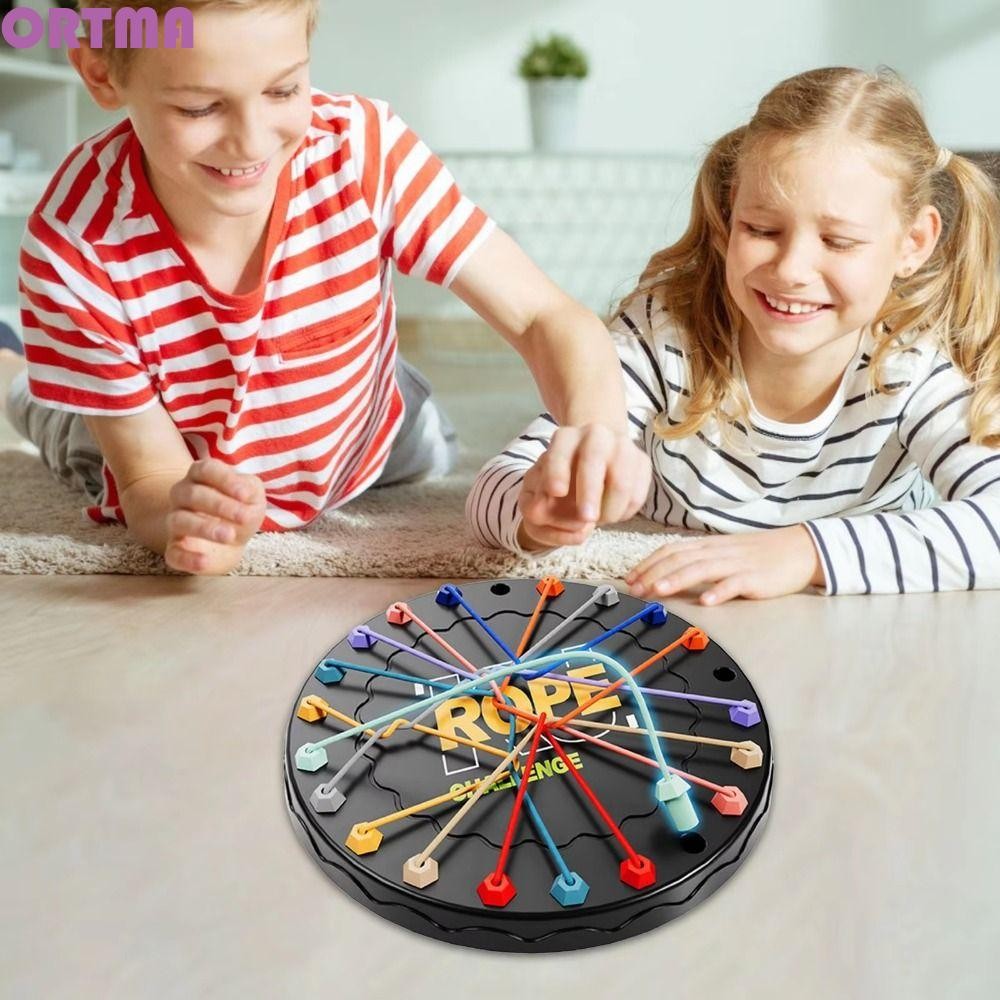 ORTMA Kid Rope Knots Game, Logical Thinking Twisted Connected Line ...