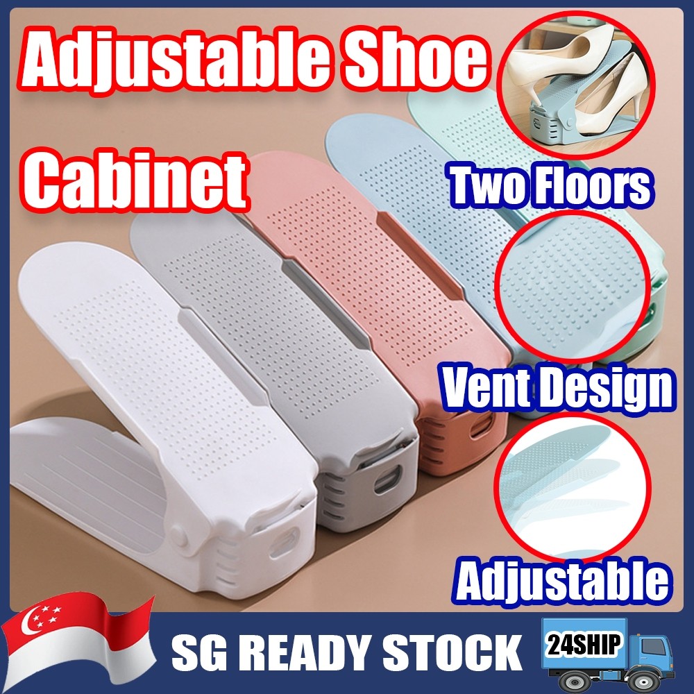 [SG Stock] Shoe Rack Organizer Shoe Storage Rack Double-Layer Shoe Rack ...