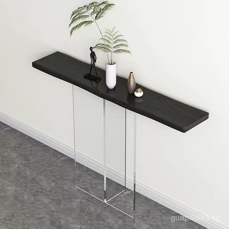 Light Luxury Acrylic Entryway Table Against Wall New Chinese Style ...