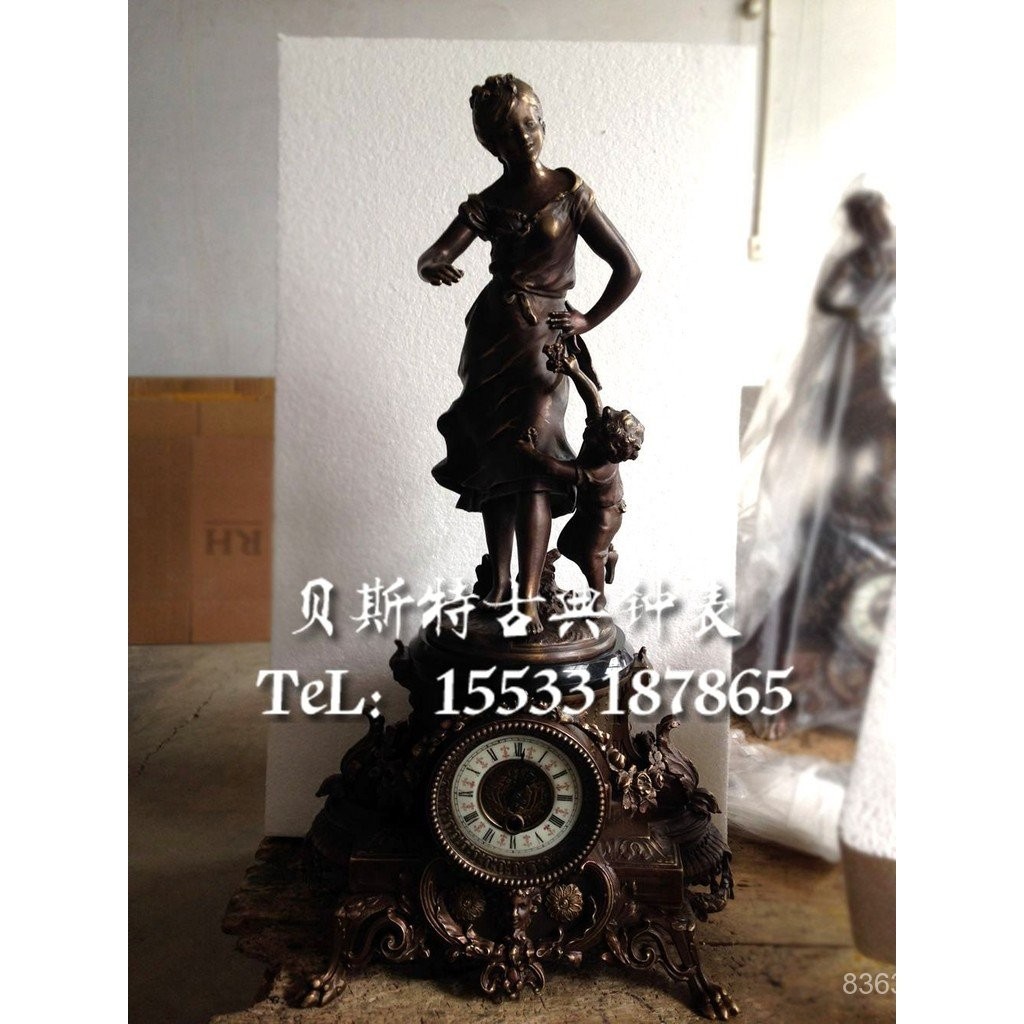 All Copper Mechanical Clock|Vintage Wind-Up Clock|Antique-style Vintage ...