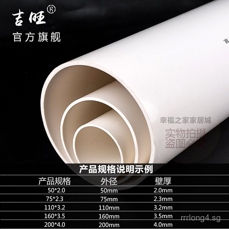 pvc Pipe Drain Pipe Sewer Pipe Plastic Pipe Materials Pipe Fittings ...