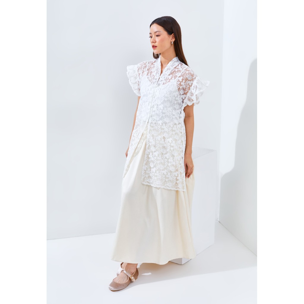 Vimemo - Outer Organza White Series | Shopee Singapore