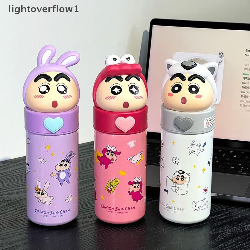 [Lightoverflow] 350ml Anime Crayon Shin-Chan Vacuum Cup Stainless Steel ...