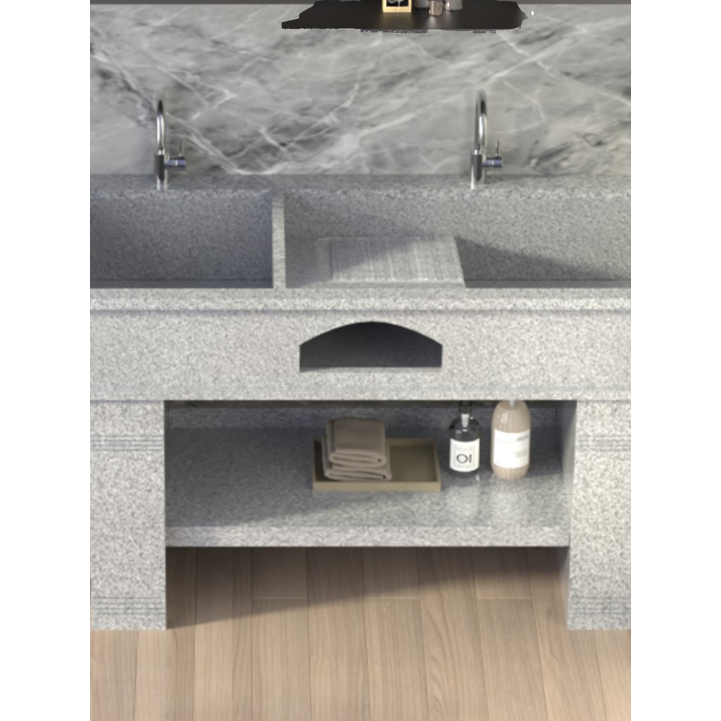 Outdoor Wash Basin Granite Outdoor Courtyard Integrated Wash Basin with ...