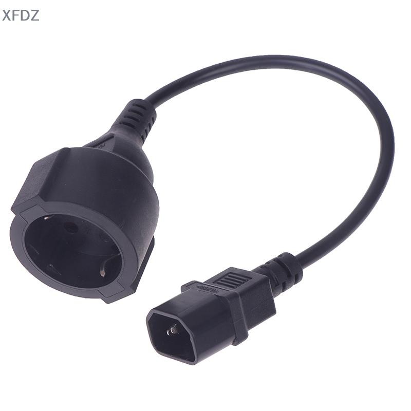 [XFD] PDU UPS Cable IEC C14 To Euro Schuko Socket Power Extend Cable 35cm Schuko CEE7/4 Power ...