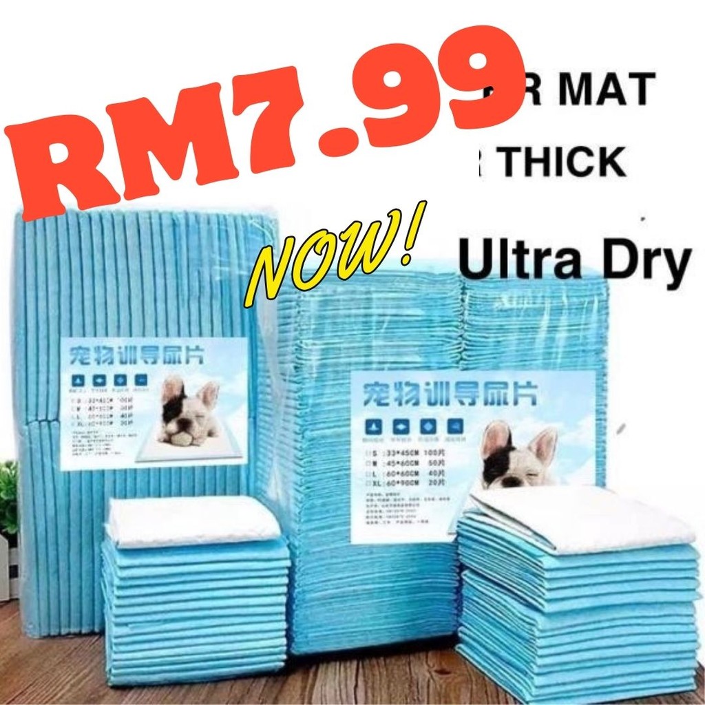 Wee Wee Pad Pet diaper Puppy Pet Training pad training Mat Pee pad Wee ...