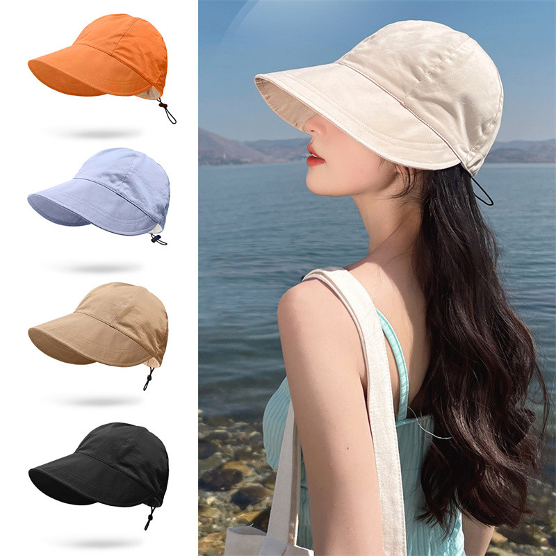 Japan Uv Double-sided Can Wear A Big-brimmed Beach Hat,women Sun Hat ...