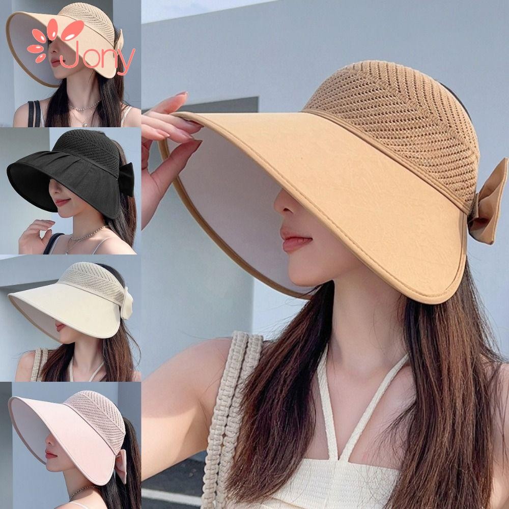 JY1 Large Brimmed Sun Hat, UV Protection Sunscreen Empty Top Hat ...