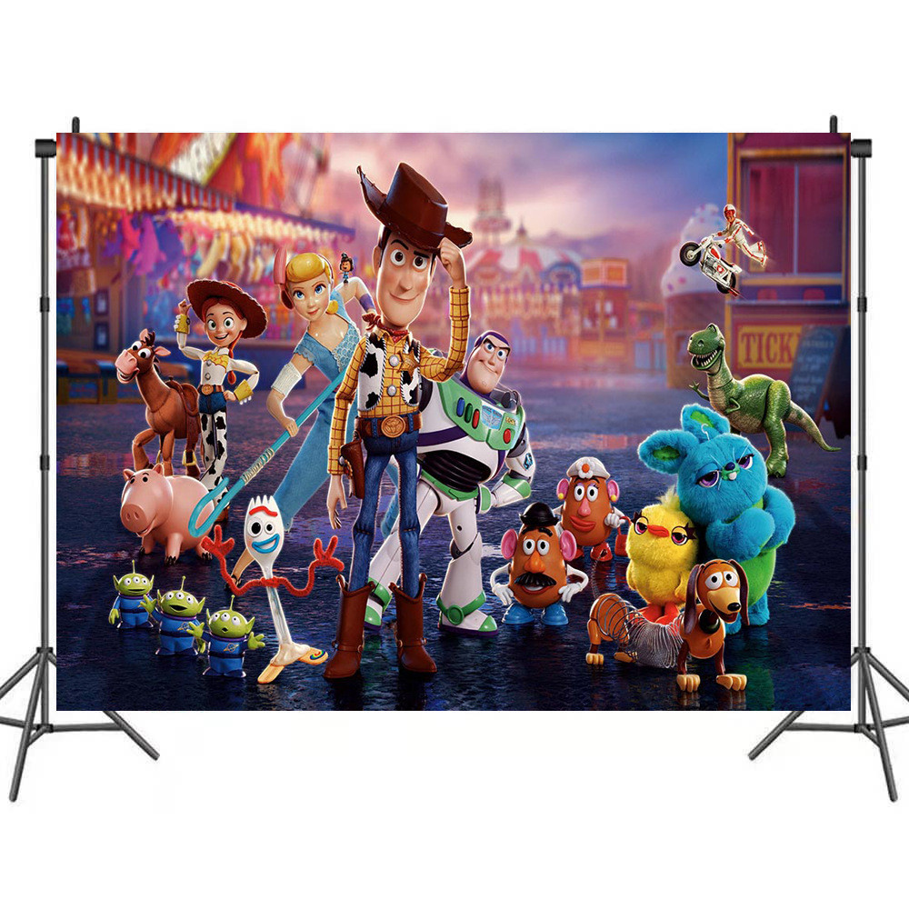 [SG] The Toy Story Movie Party Photography 5x3ft Backdrop Banner ...