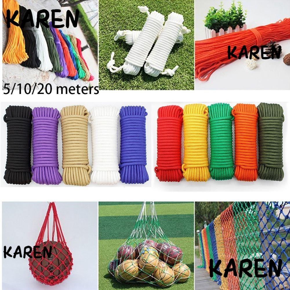 KAREN 5/10/20meters Paracords 550 Rope 5/10/20meters length Diameter ...