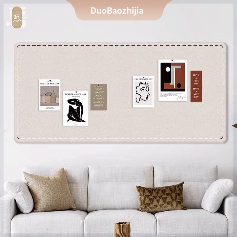 Rounded pinhole edge Cork board felt photo wall memo board felt board ...