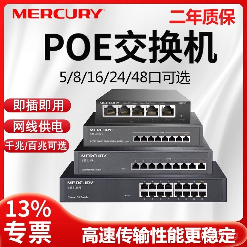 Mercury POE Switch Gigabit Power Supply Monitoring ...