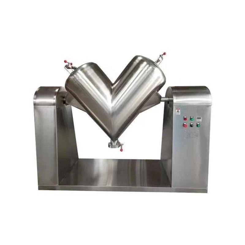 V Model Mixer Powder Dry Powder Feed Granule Material Mixing Industrial ...