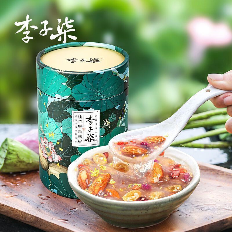 Li Zi Qi Osmanthus nut lotus root powder Li Ziqi Osmanthus Nut Lotus ...
