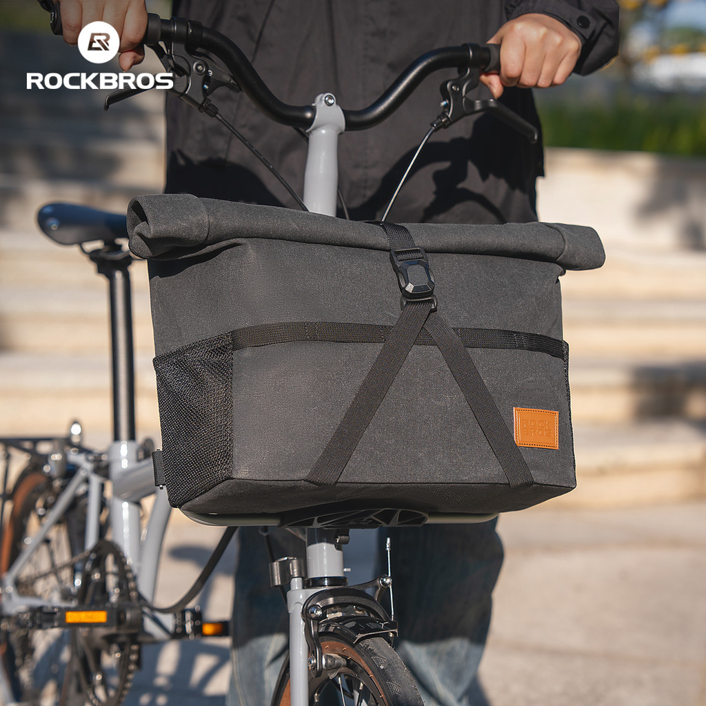 ROCKBROS Bike Bag Handlebar Multifunction Folding Bike Portable Front ...