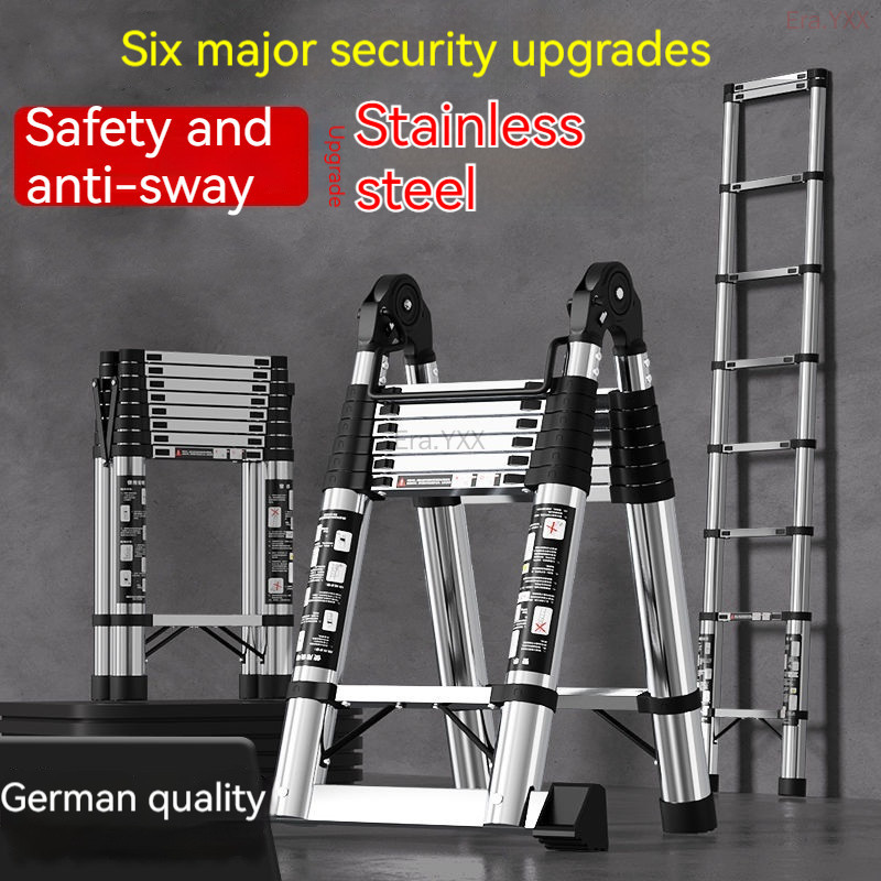 Stainless Steel Ladder Multifunctional Retractable Ladder Lift Ladder ...