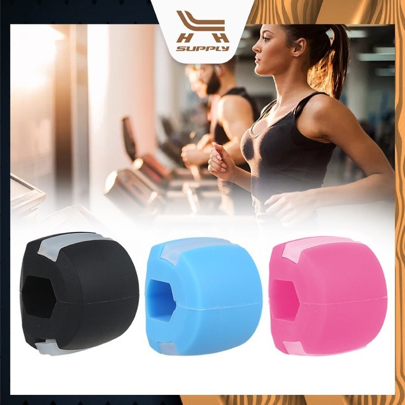 LH Face Fitness Ball Jaw trainer Jawline Exercise Ball Neck Face Toning ...