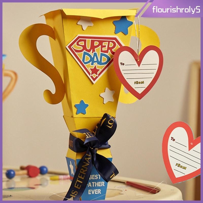 [Flourishroly5] Father's Day Handmade DIY Trophy Kit Party Favors Dad ...