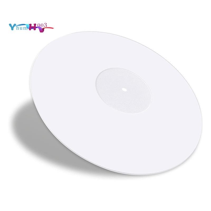 Turntable Acrylic Slipmat for Vinyl LP Record Players -12Inch (White ...