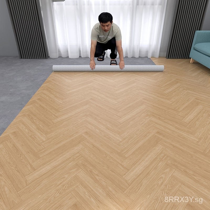 Carpet Bedroom Stain-Resistant Mat Flooring Vinyl Floor Cement Floor ...