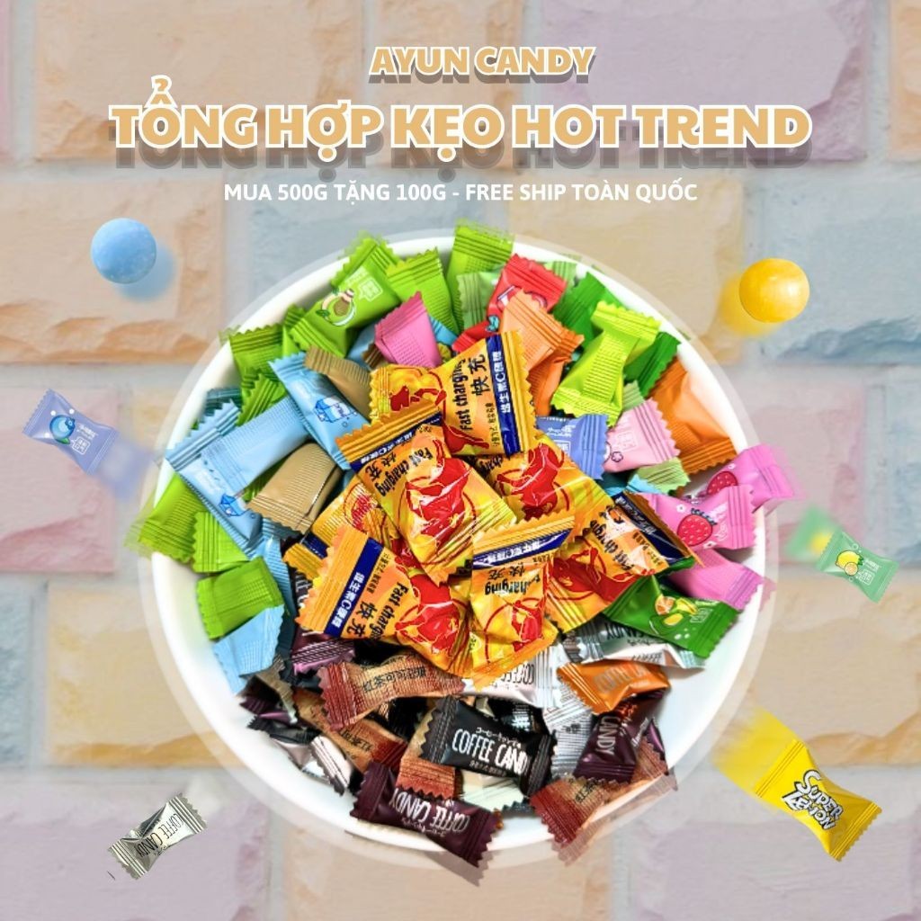 Synthesis of Mouthwatering Candy Fruit Candy / Red Bull Candy / Coffee ...
