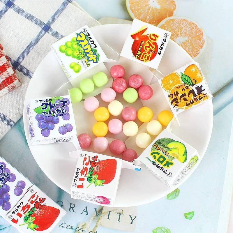 "[Marukawa, Japan]6 Flavors Assorted Fruit Gum - Internet-Famous Bubble ...