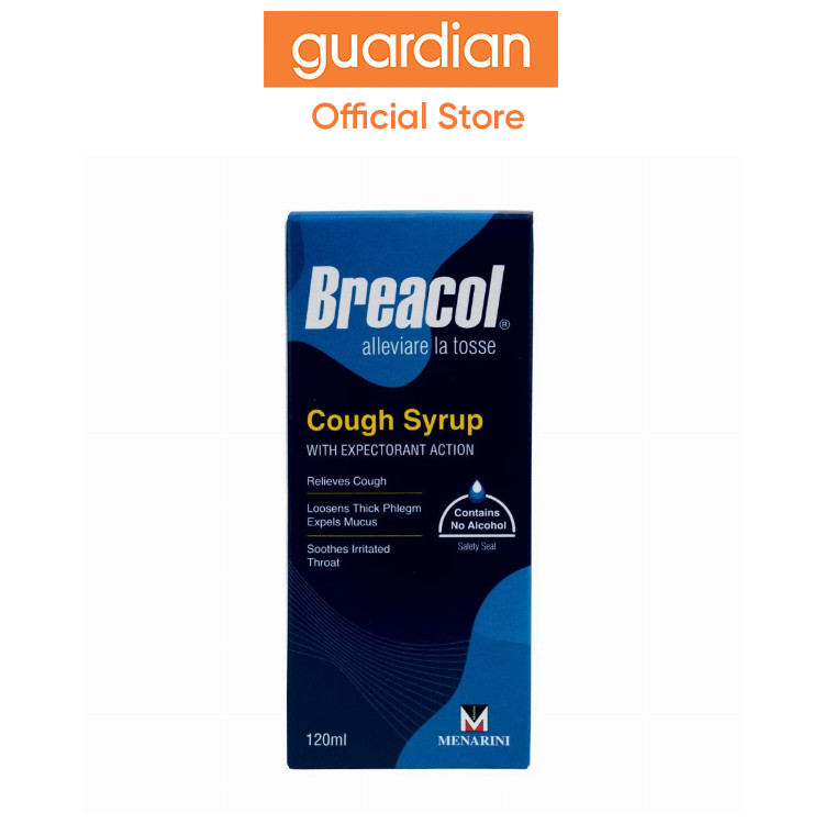 Breacol Cough Syrup with Expectorant Action 120ml | Shopee Singapore