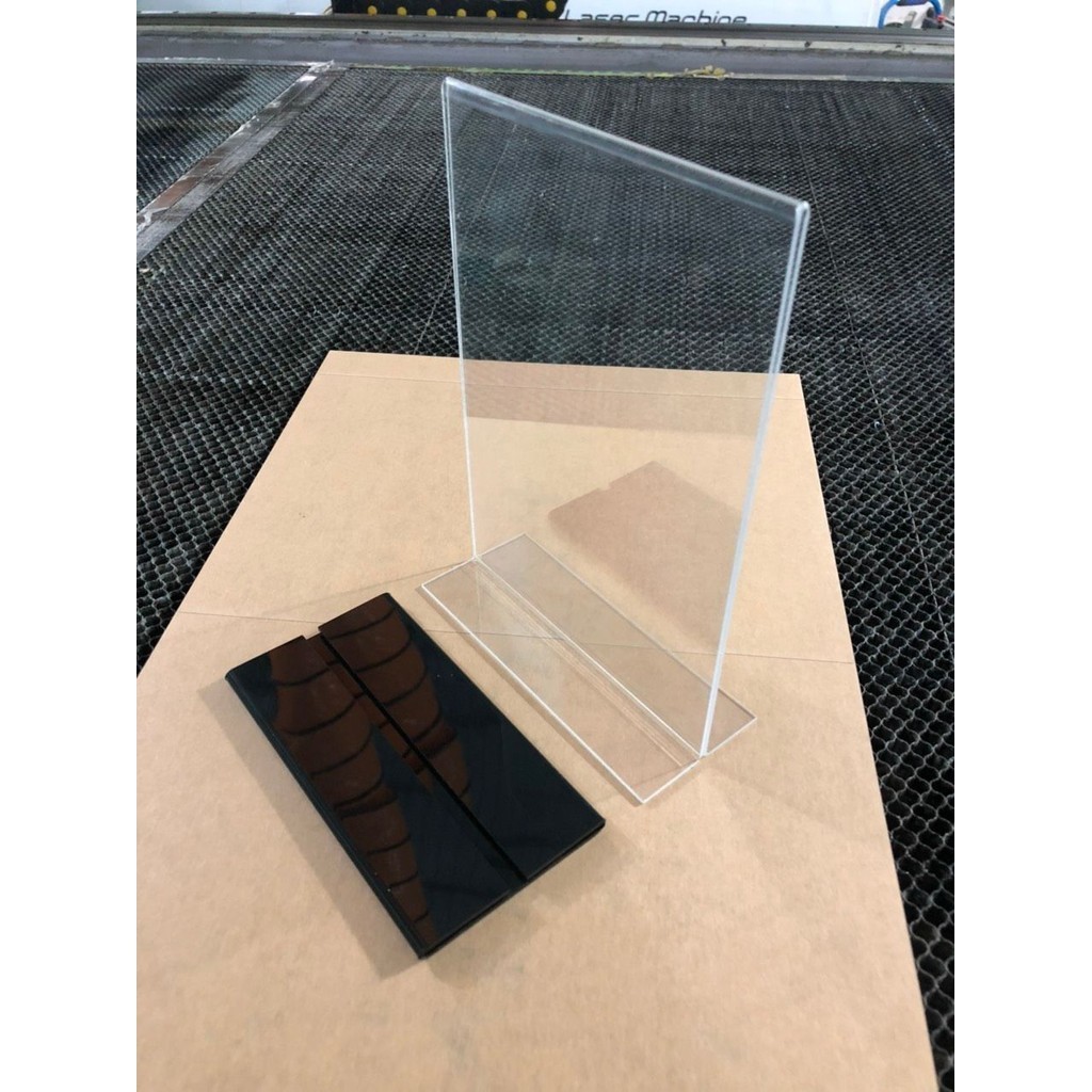 Mica Standy Table Menu Desk Menu scan QR CODE A4 standing. ,menumica ...