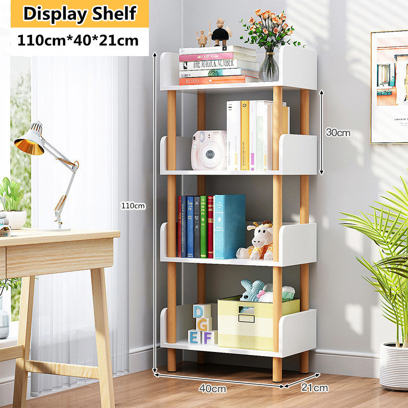 Book shelf Living Room Storage Display Shelf Book cabinet Shelf Floor ...