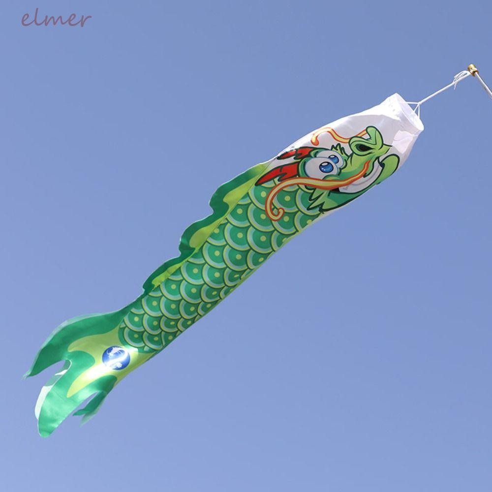 ELMER Fish Flag Dragon Japanese Style Japanese Carp Flags Chinese ...