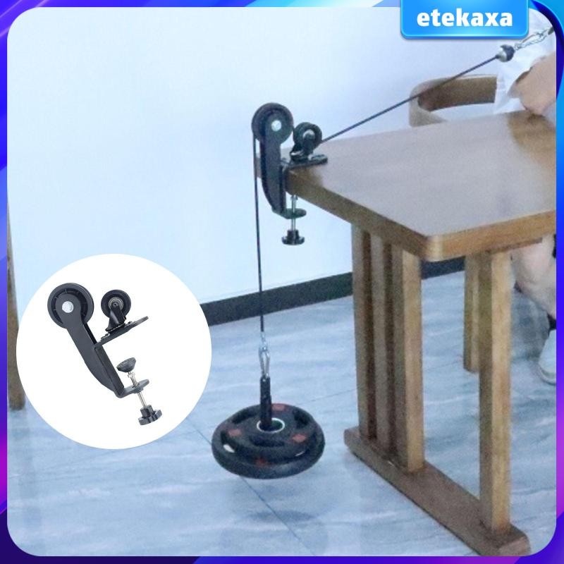 [Etekaxa] Arm Wrestling Training Table Pulley Cable System Biceps ...