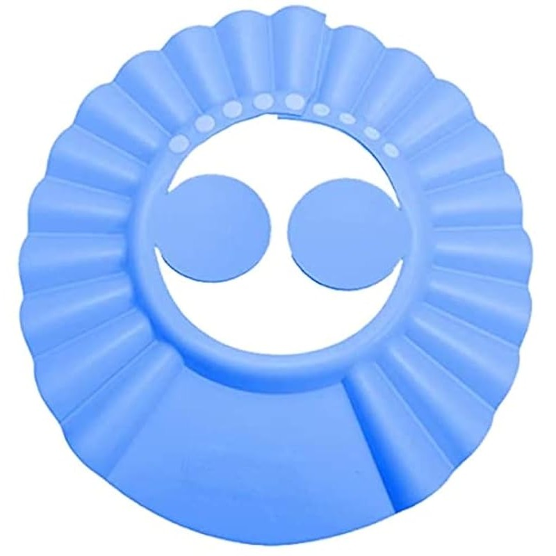 Shower Cap Bathing Cap | with Earshield Soft Adjustable Visor Hat Safe ...