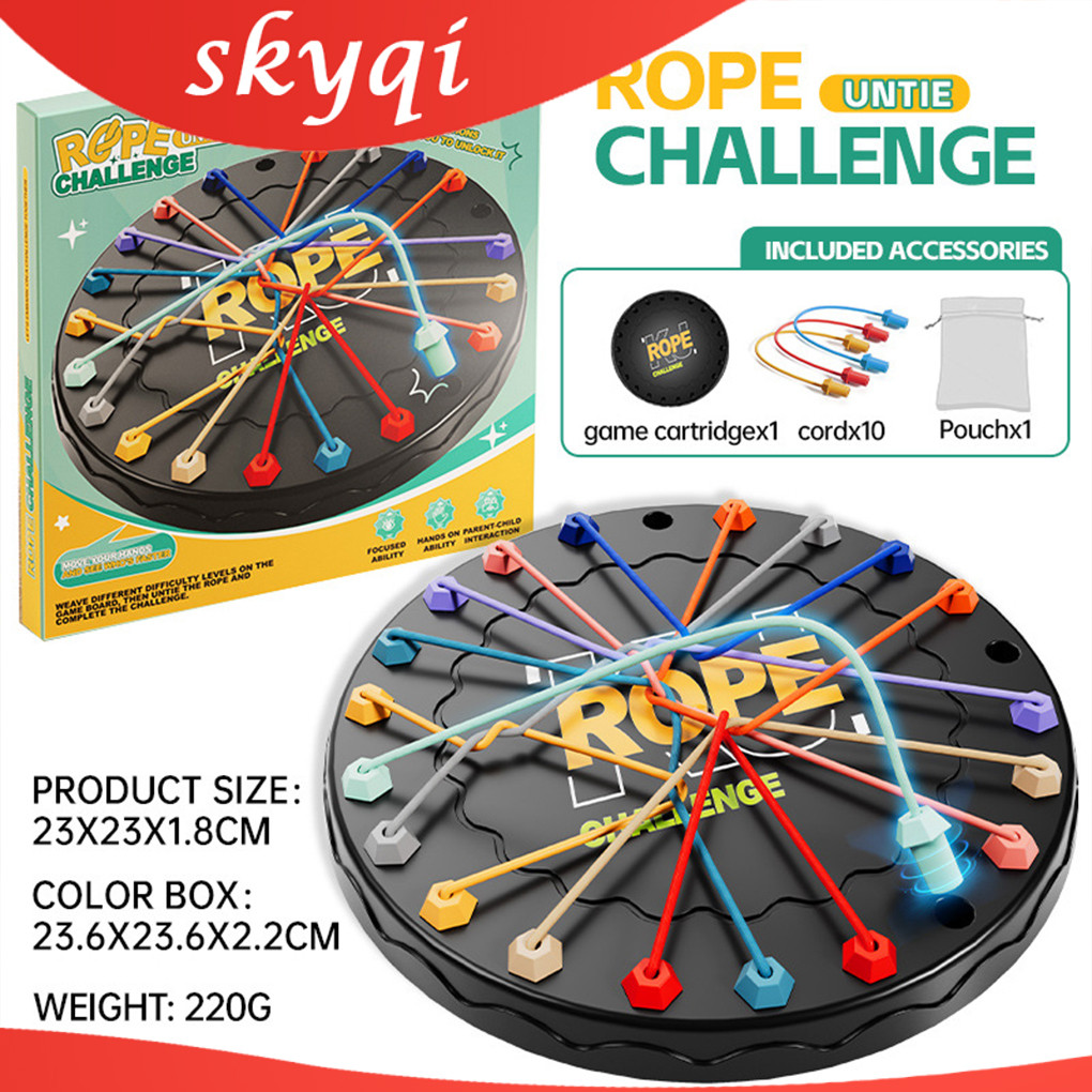 Rope Untangling Game Stack Sort Solve Brainy Knots Puzzle Challenge Fun ...