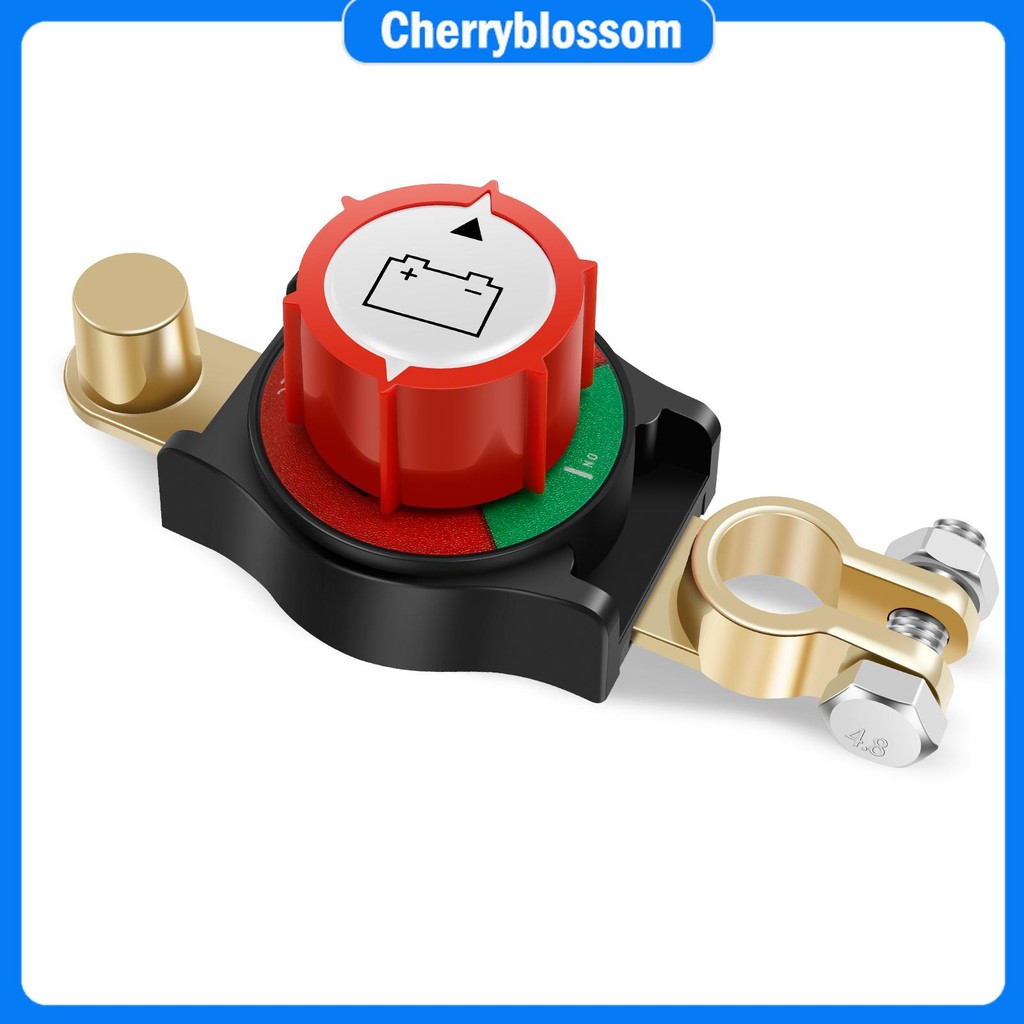 Battery Cut Shut Off Kill Switch High Efficient Top Post Disconnect ...