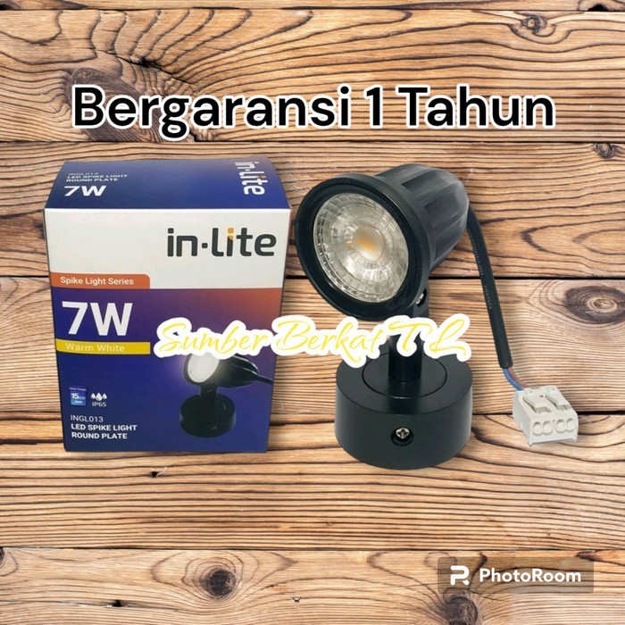 InLite IN-LiTE INGL013 7 Watt 7Watt LED Garden Spotlight Spike Light ...
