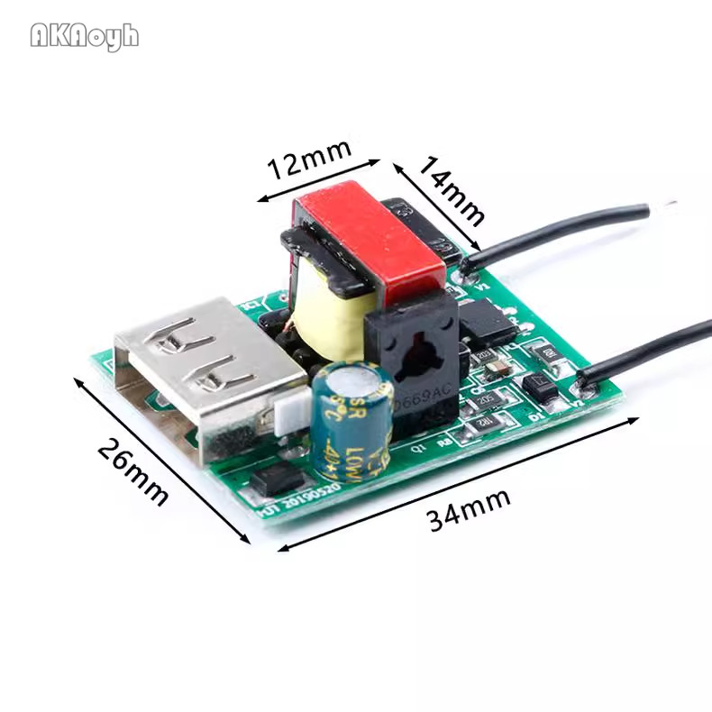 Dc-dc Buck Module 72V60V48V to 5V1A Electric Vehicle USB Buck Converter ...