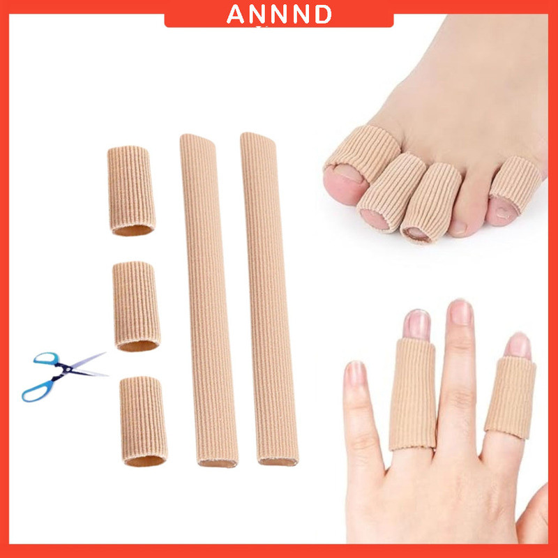 Cuttable Toe Tubes Sleeves Protectors Elastic Fabric Lined with ...