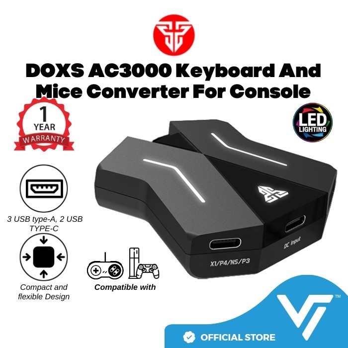 FANTECH Doxs AC3000 Keyboard And Mice Converter For Console ...