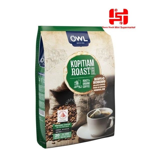 Owl Kopitiam Roast And Ground Coffee 20 x 10g | Shopee Singapore