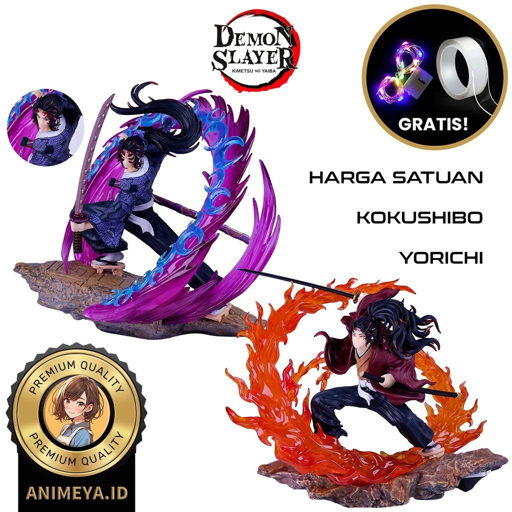 Action Figure Statue Demon Slayer Kimetsu No Yaiba Kokushibo Yorichi ...