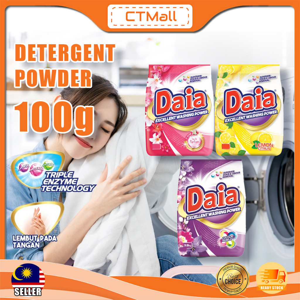 100gx6pack DAIA Excellent Washing Detergent Powder 100g x 6pack ...