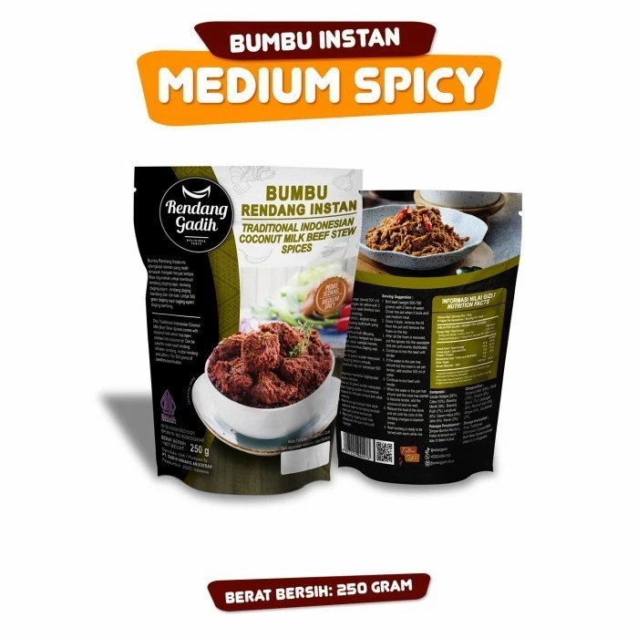 Instant Rendang Seasoning - Gadih Rendang - pedassedang - pedassedang ...
