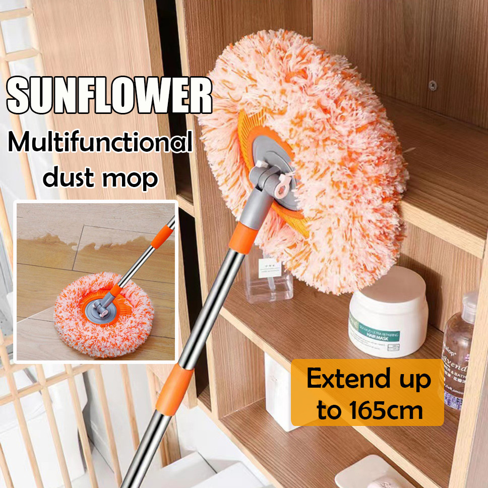 Multifunctional RetractableSunflower Mop Mop Lantai Serbaguna Mop ...