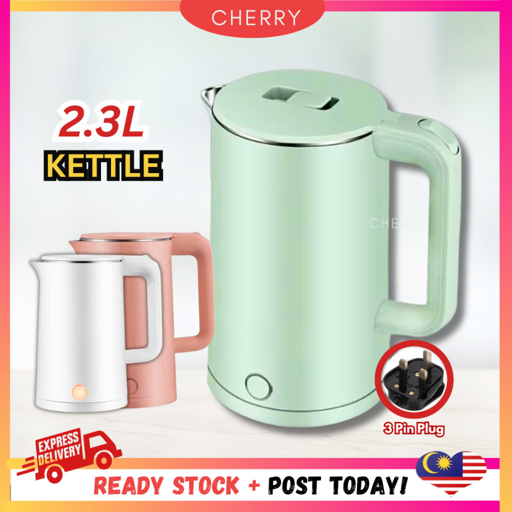 🍒CHERRY🍒 2.3L Electric Kettles Stainless Steel Boiler Heater,Hot Water ...