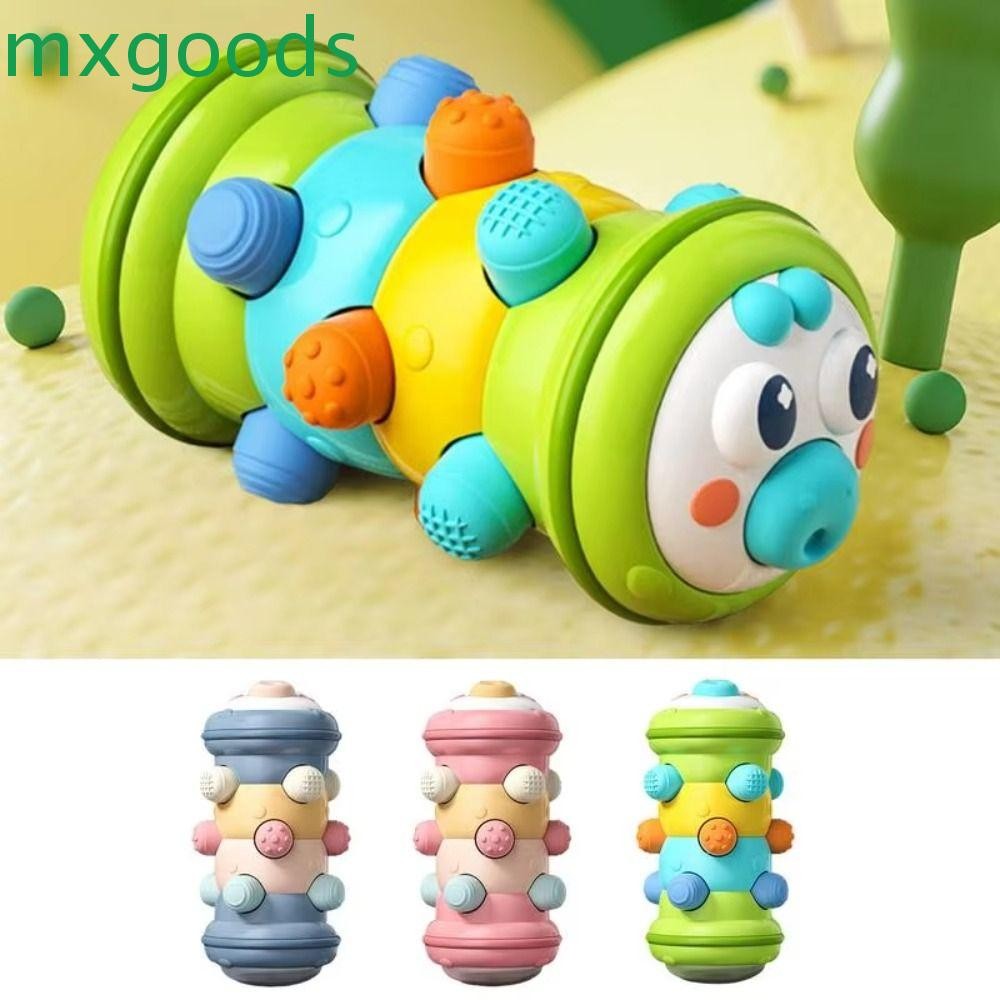 MXGOODS Baby Crawling Roller Toys, Tummy Time Toys Color Learning ...