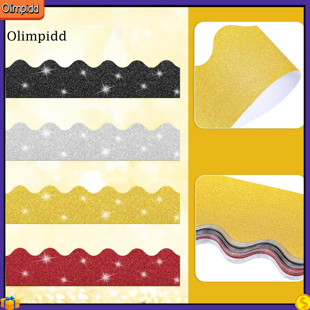 olimpidd| Scalloped Edge Borders Bulletin Board Edge Decoration 30pcs ...