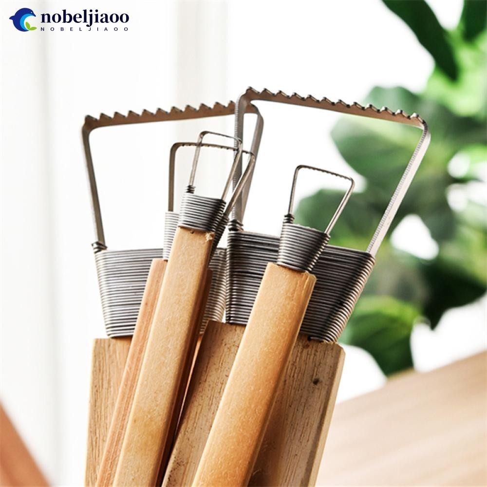 NOBELJIAOO Widen Sawtooth Clay Texture Tool Paste Amending Tool Ceramic ...