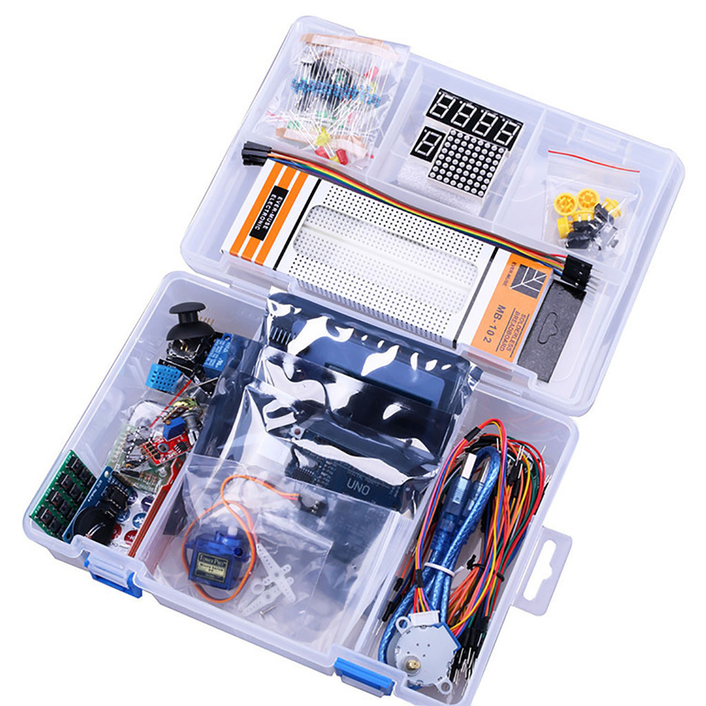 Starter Kit for Arduino UNO R3 Upgraded Version Learning Suite With Retail Box electronic DIY ...