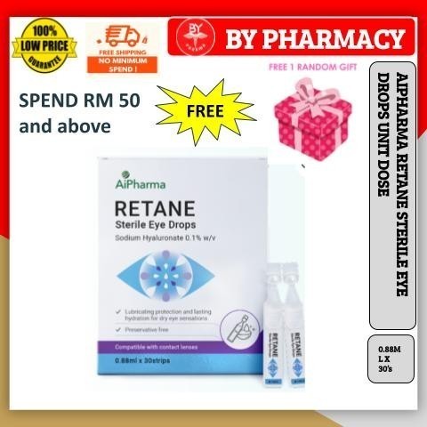AiPharma Retane Sterile Eye Drops Unit Dose (5's Or 30's) | Shopee ...